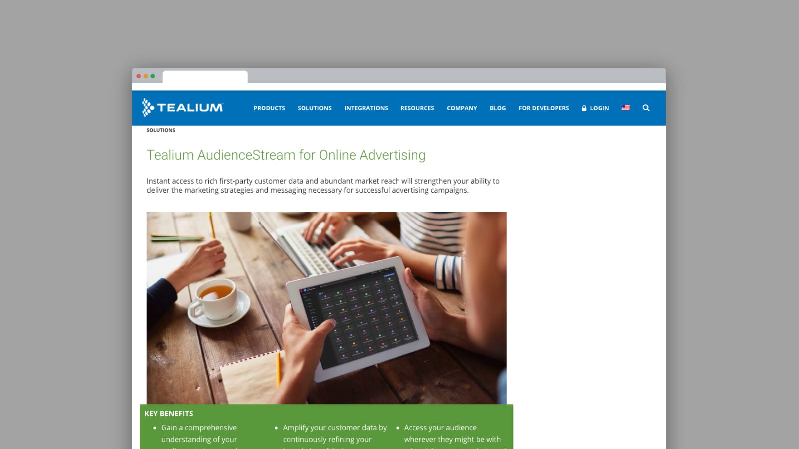 AudienceStream for Online Advertising | Tealium