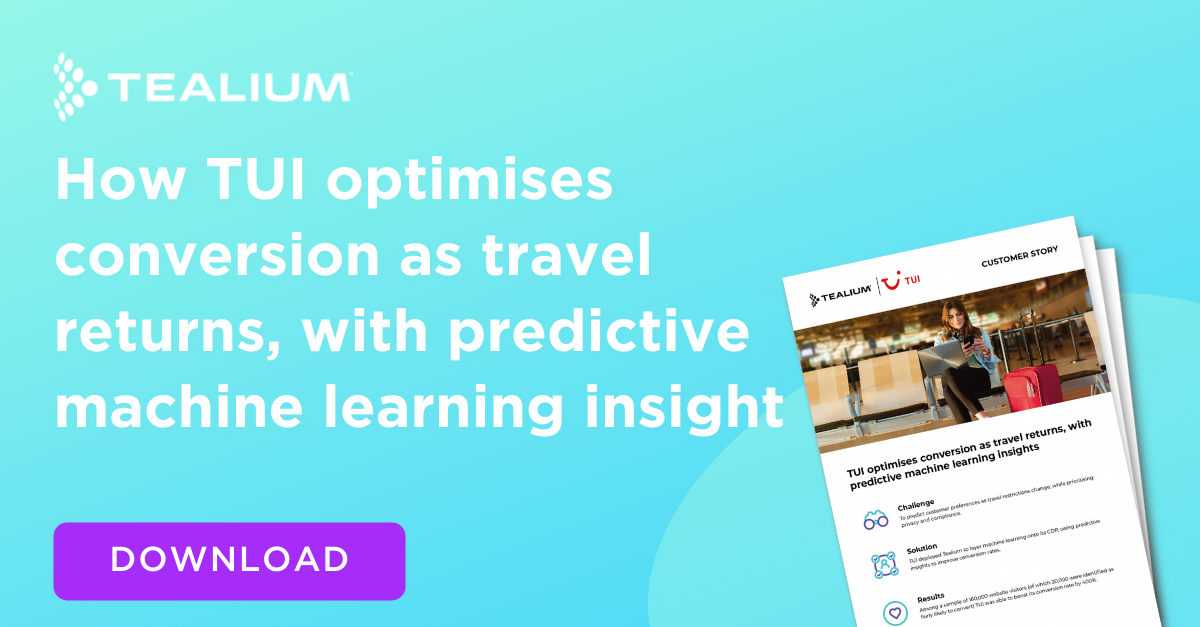 How TUI optimises conversion as travel returns, with predictive machine ...