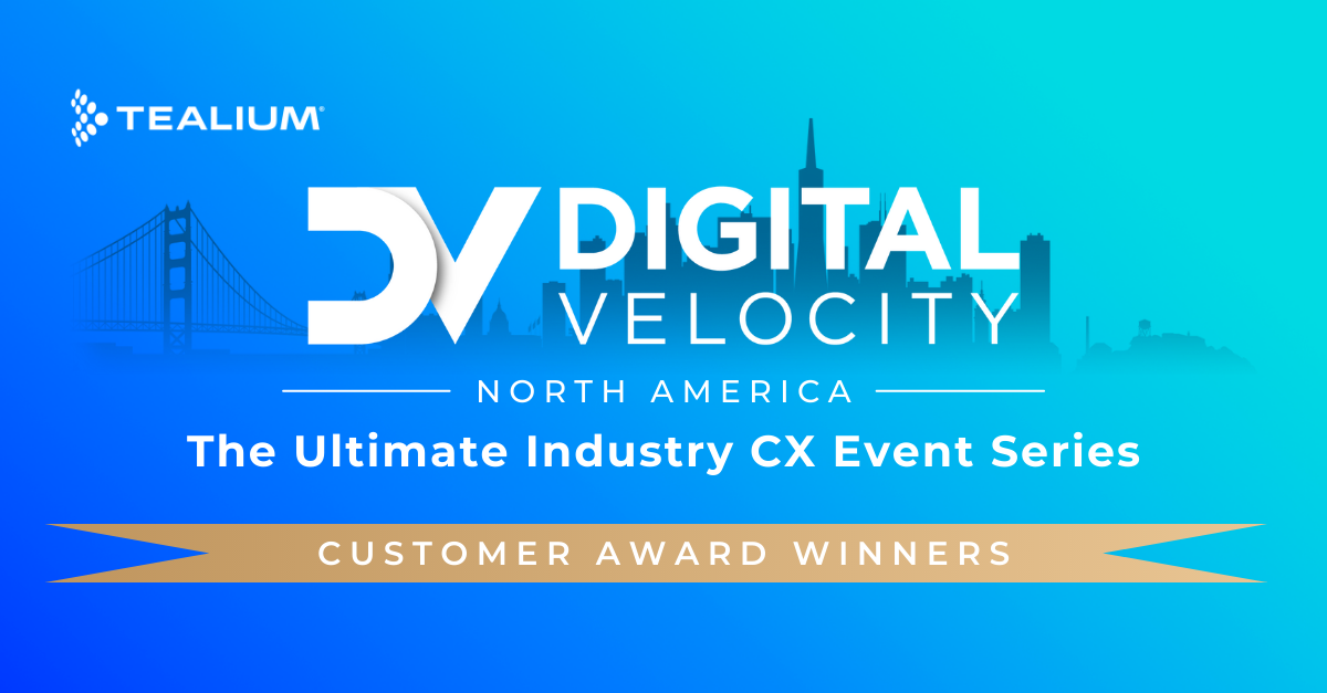 Announcing the Customer Award Winners for Digital Velocity '22 - Tealium