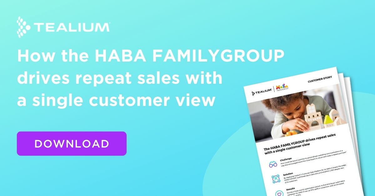 The HABA FAMILYGROUP drives repeat sales with a single customer view