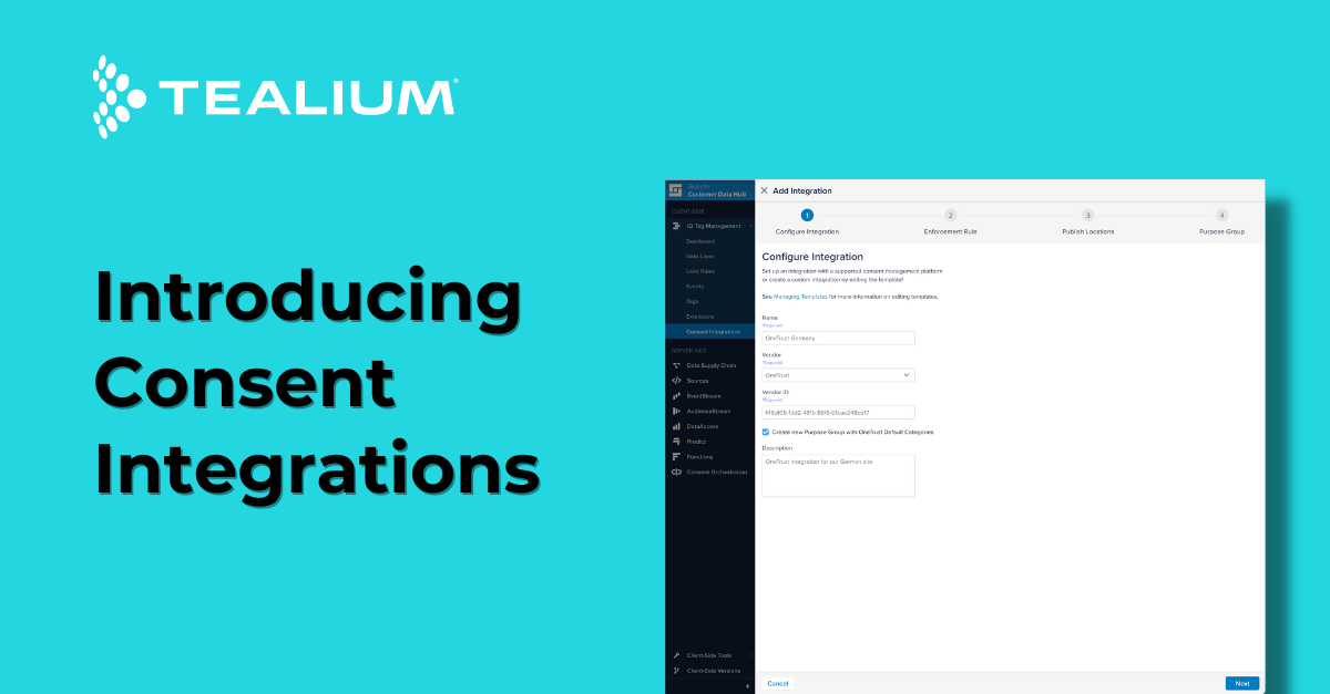 New From Tealium - Consent Integrations for Tealium iQ! - Tealium