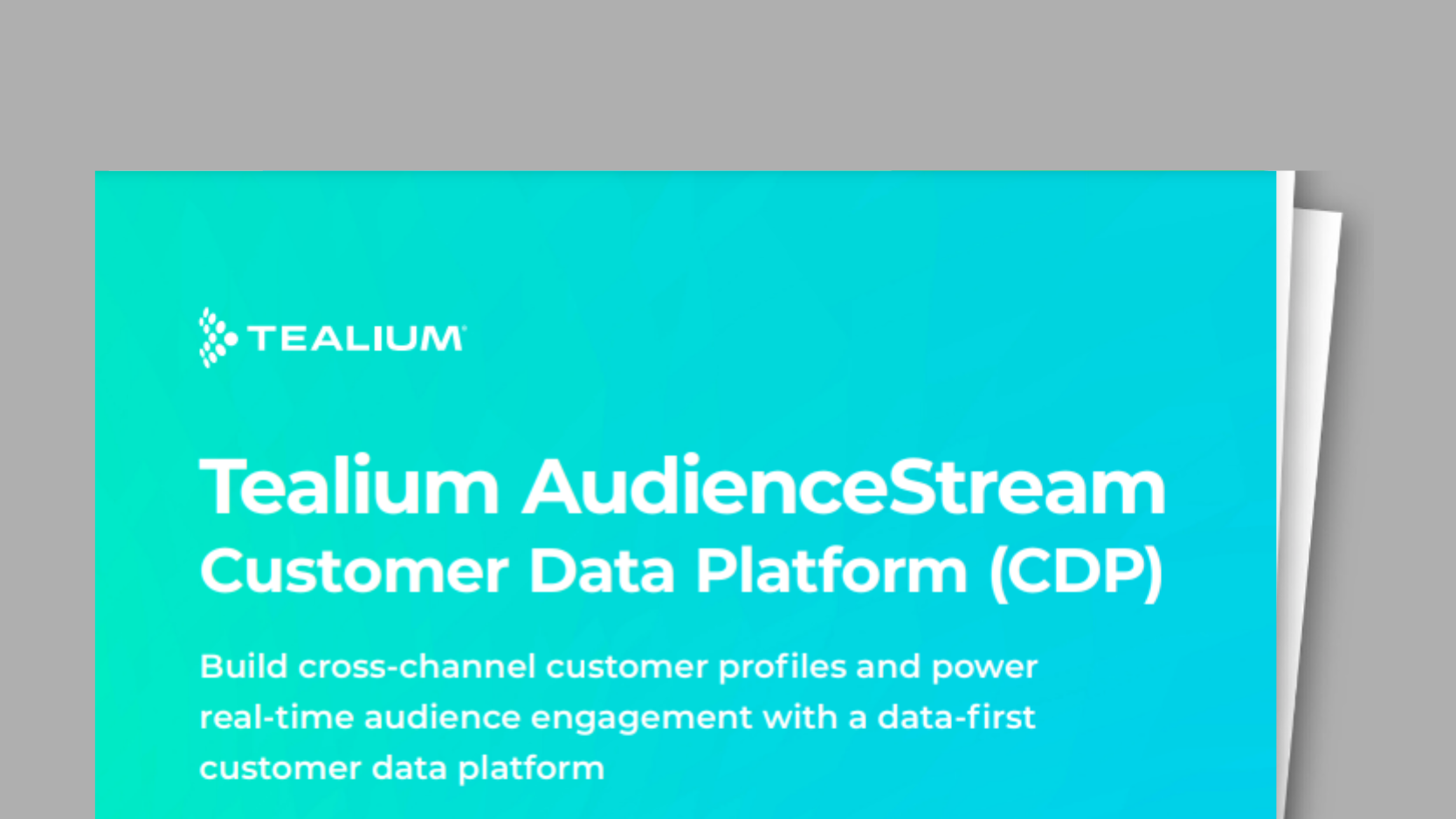 Tealium AudienceStream Customer Data Platform (CDP) - Tealium
