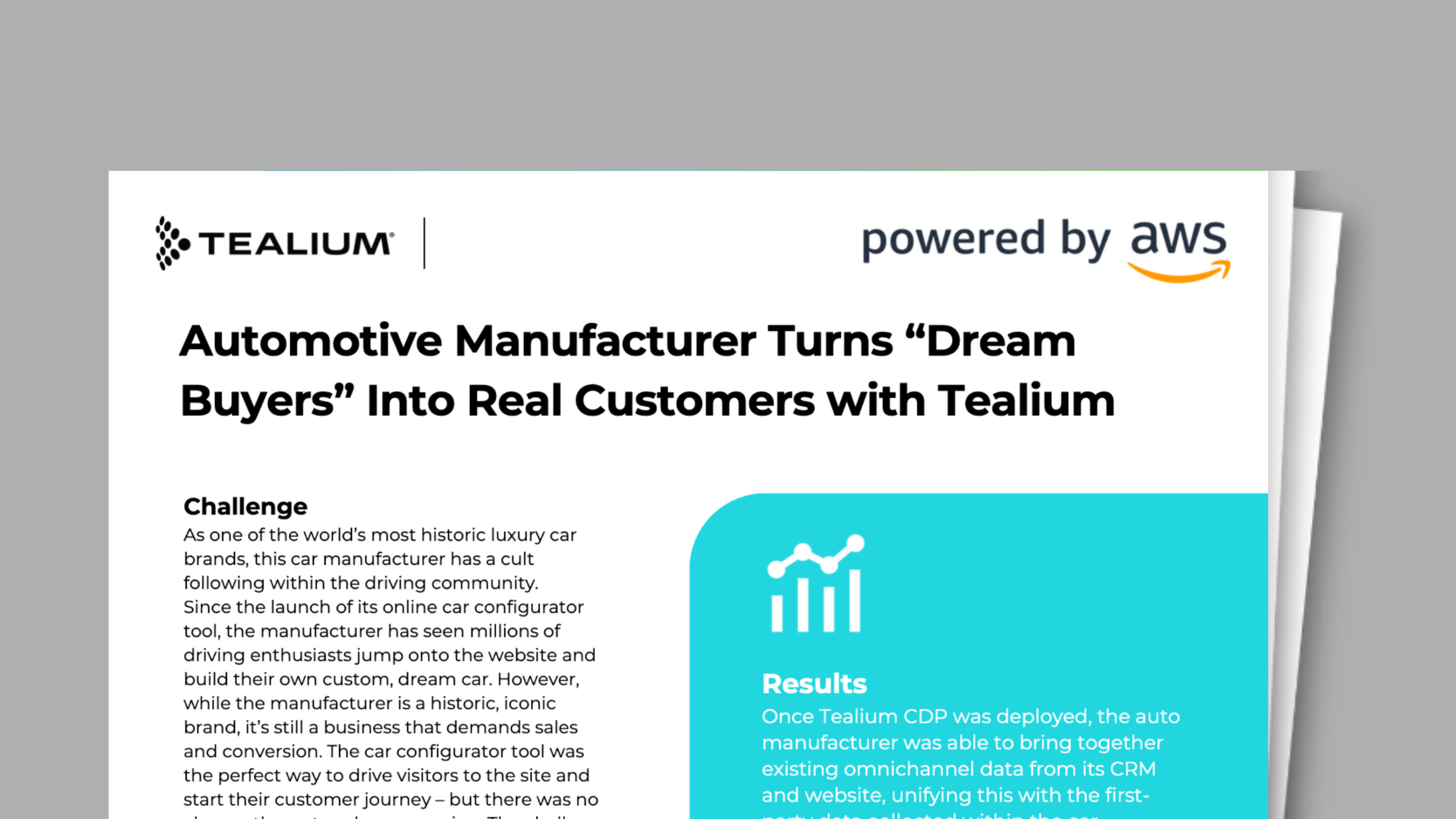 Automotive Manufacturer Turns “Dream Buyers” Into Real Customers with Tealium - Tealium