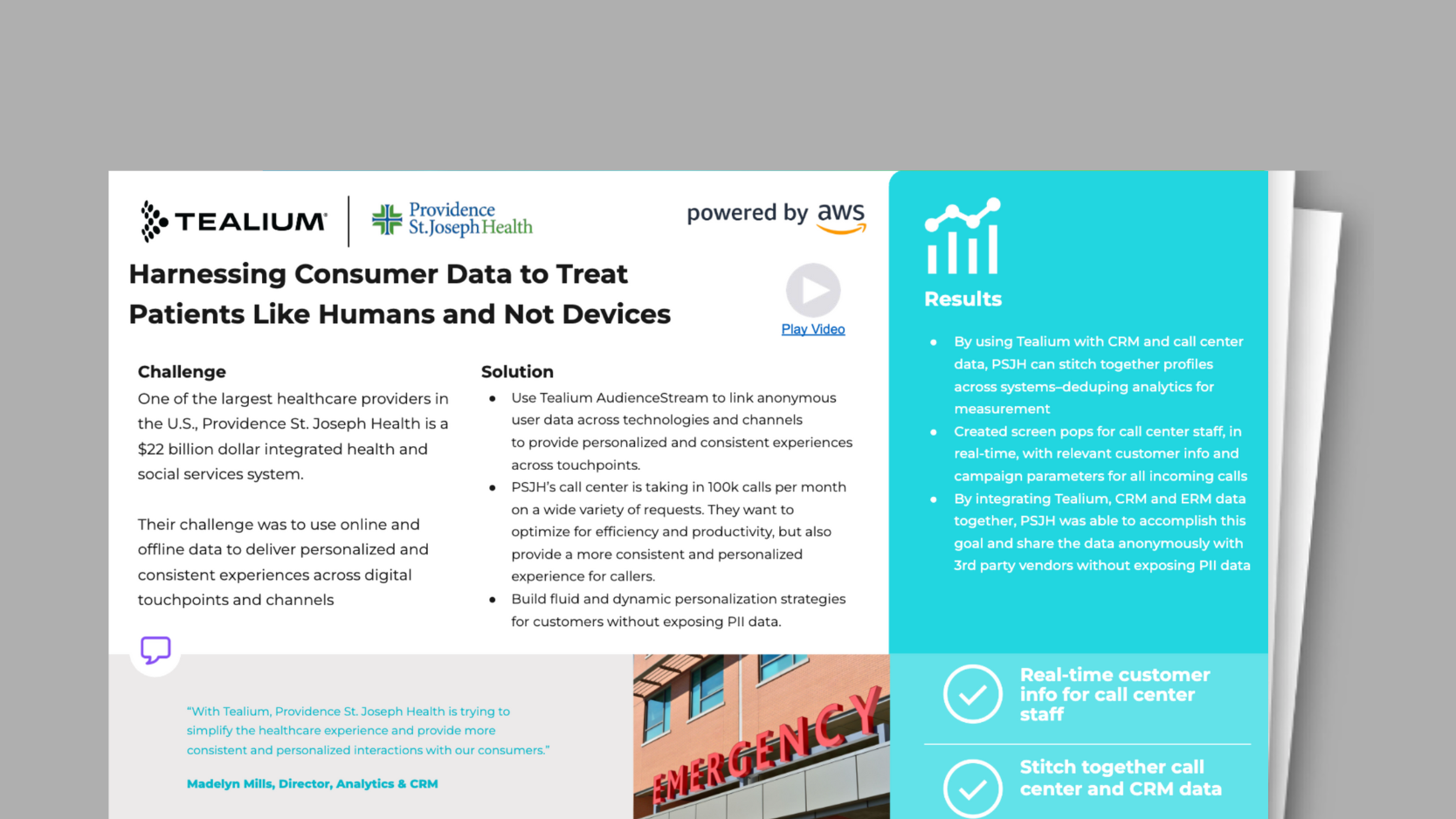 Harnessing Consumer Data to Treat Patients Like Humans and Not Devices - Tealium