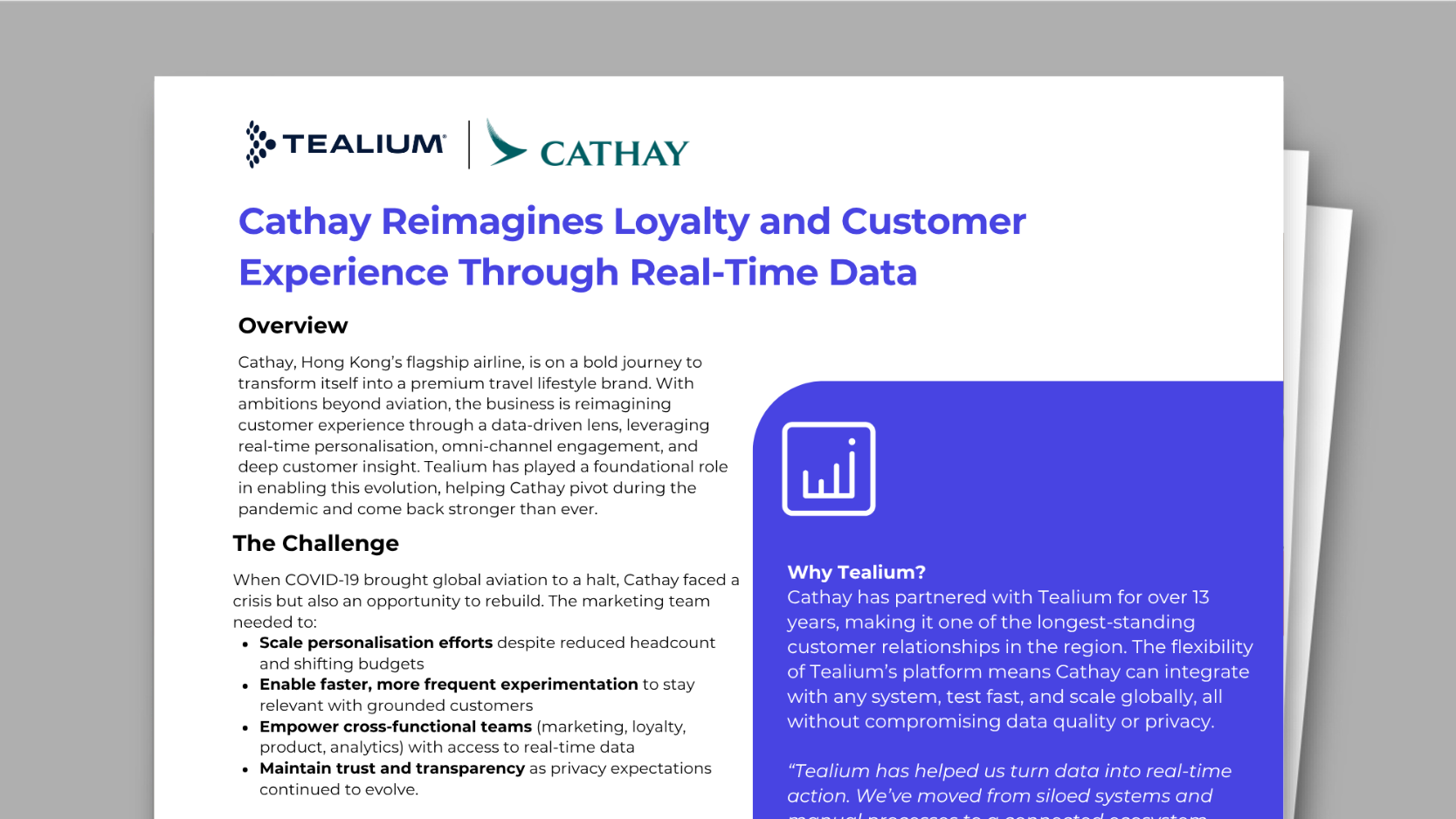 Cathay Reimagines Loyalty and Customer Experience Through Real-Time Data - Tealium